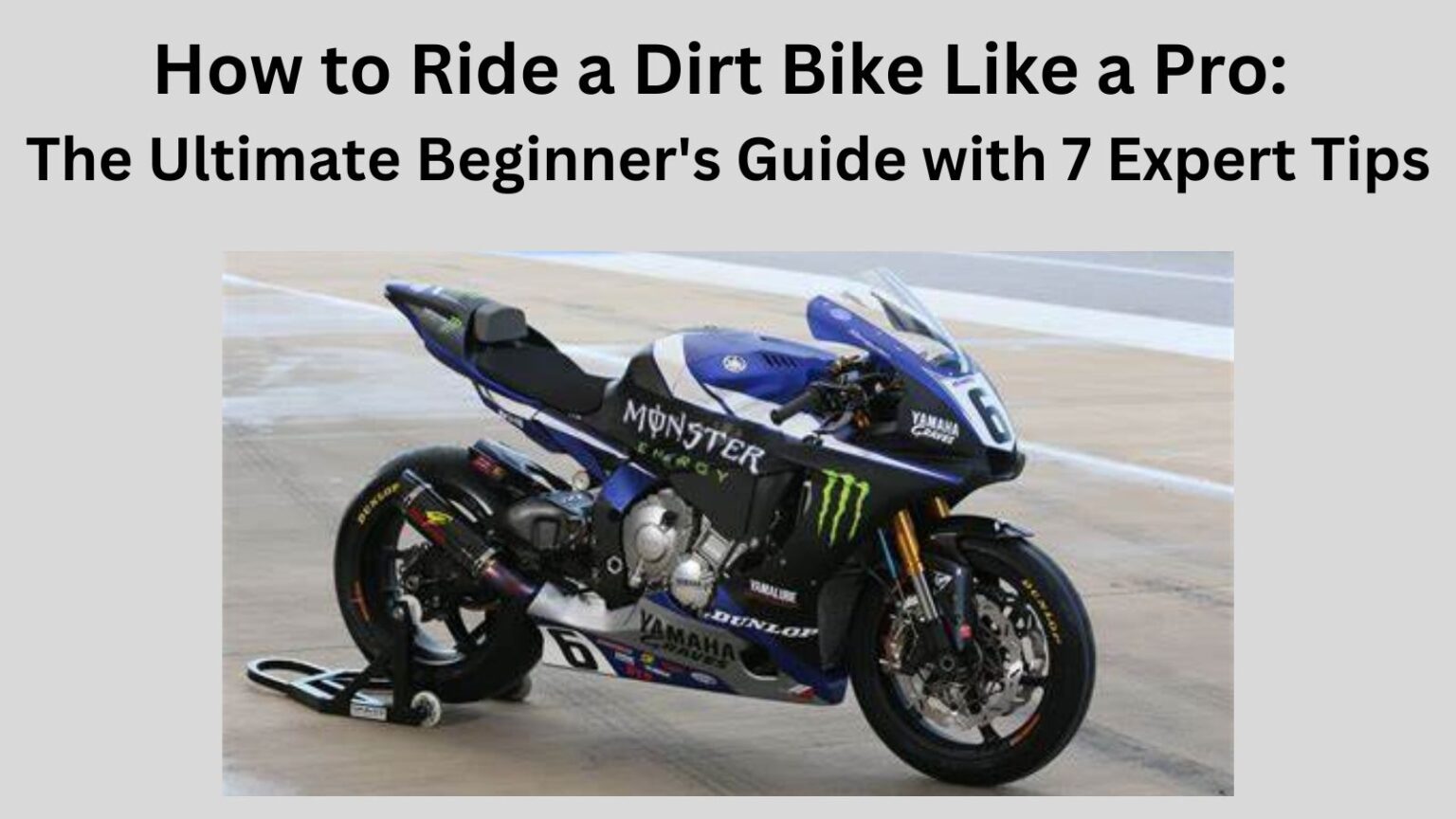 How to Ride a Dirt Bike Like a Pro: The Ultimate Beginner's Guide with ...
