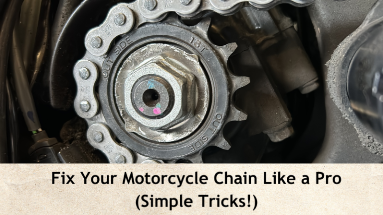 Fix Your Motorcycle Chain Like a Pro (Simple Tricks!)
